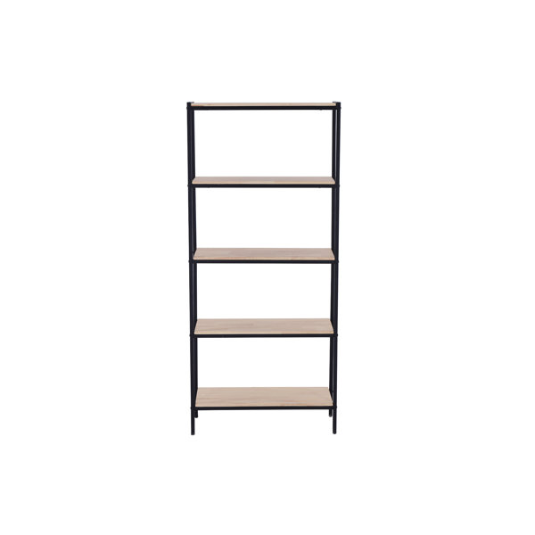 Inbox Zero 180" H x 80" Iron Bookcase Etagere Bookcase | Wayfair.co.uk